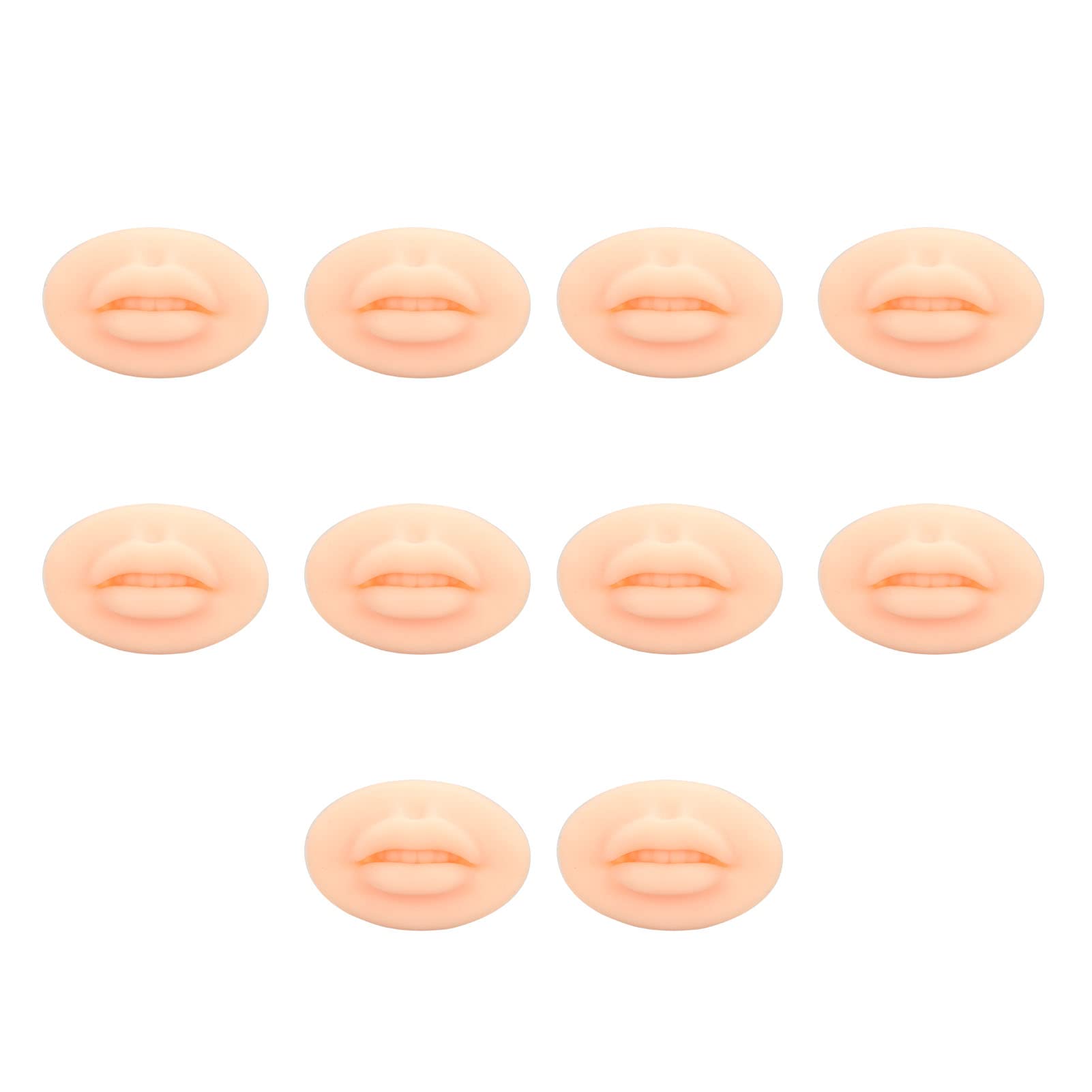 Amazon.com : 10PCS 3D Practice Silicone Lips Practice Lips Open Mouth ...