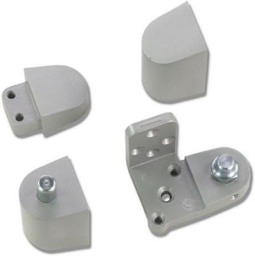 YKK Style Storefront Door Pivot Hinge Set in Aluminum - Choose Handing ...