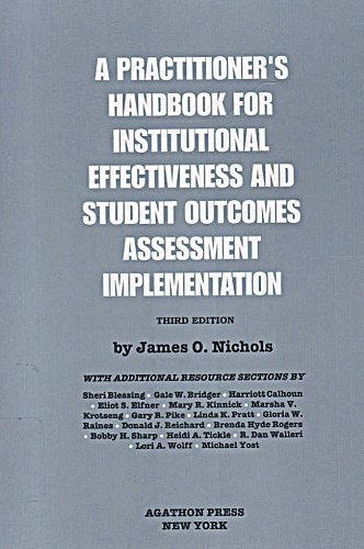 Buy A Practitioner's Handbook for Institutional Effectiveness and ...