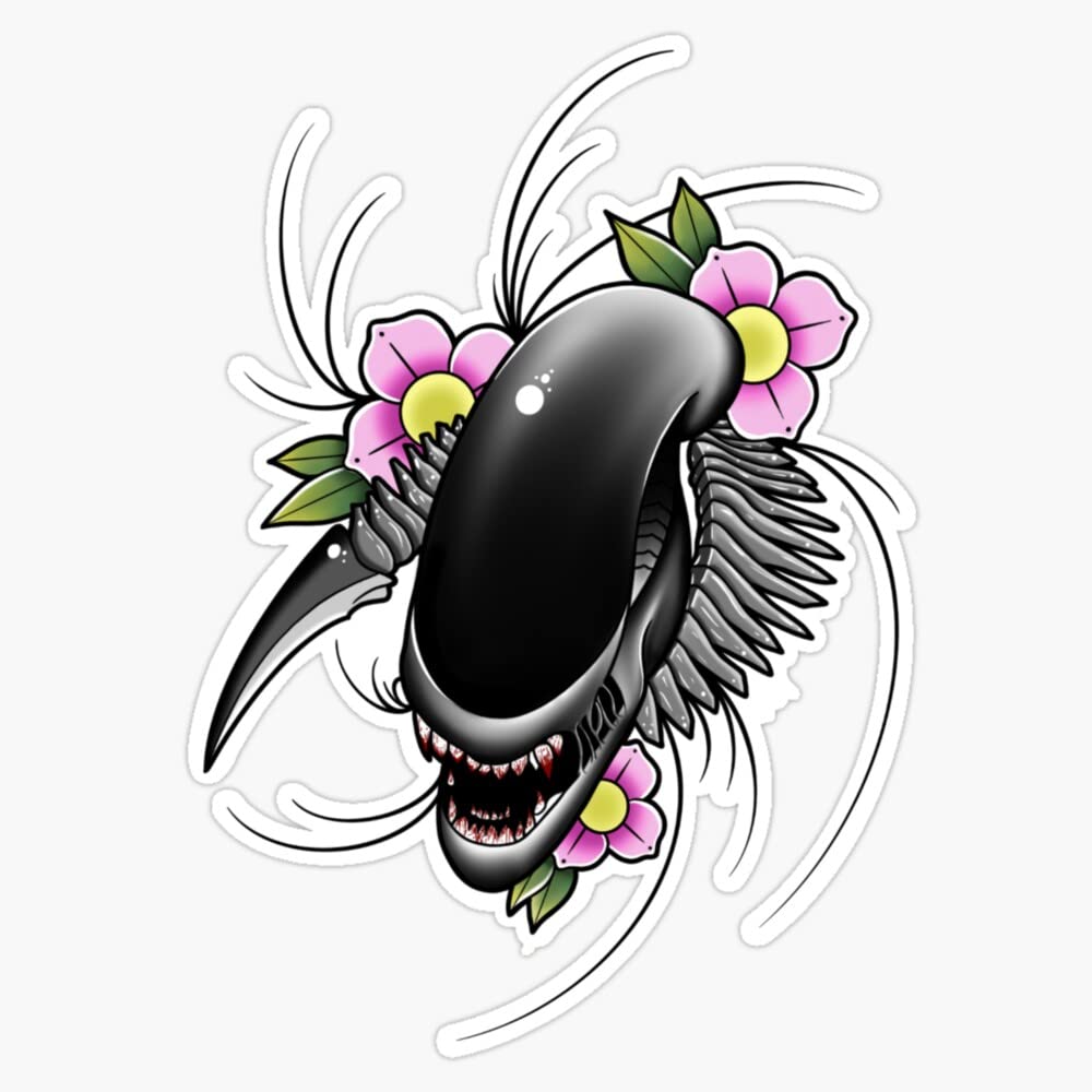 Amazon.com - Xenomorph Bumper Sticker Vinyl Decal 5"