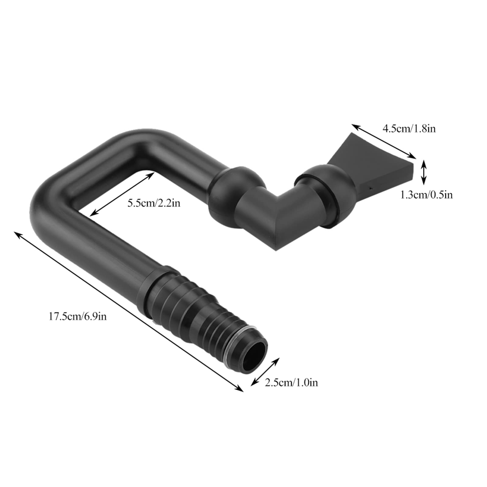 Marine Grade Plastic Water Director U-Shaped Aquarium Water Nozzle ...