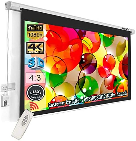 ezCinema Projector Screen 120 inch Diagonal UHD-3D-4K Ready Technology ...