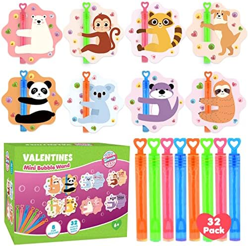 Amazon.com: SURCVIO Valentines Day Gifts for Kids, 32 Pack Mini Bubble ...