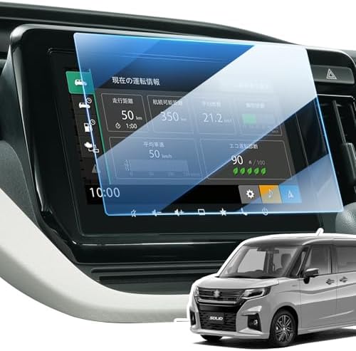 Amazon.co.jp: LANTU 【傷防止強化】 スズキ ソリオ MA37S MA27S MA47S 用 9インチ カーナビ ガラス フィルム ソリオ バンディット3代目 ナビ 保護 ...