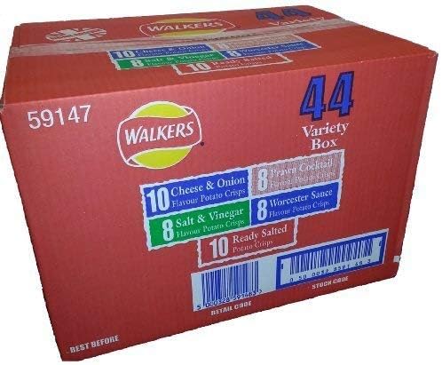 Walkers Crisps Variety Box 25g (pack Of 44) : Amazon.co.uk: Grocery