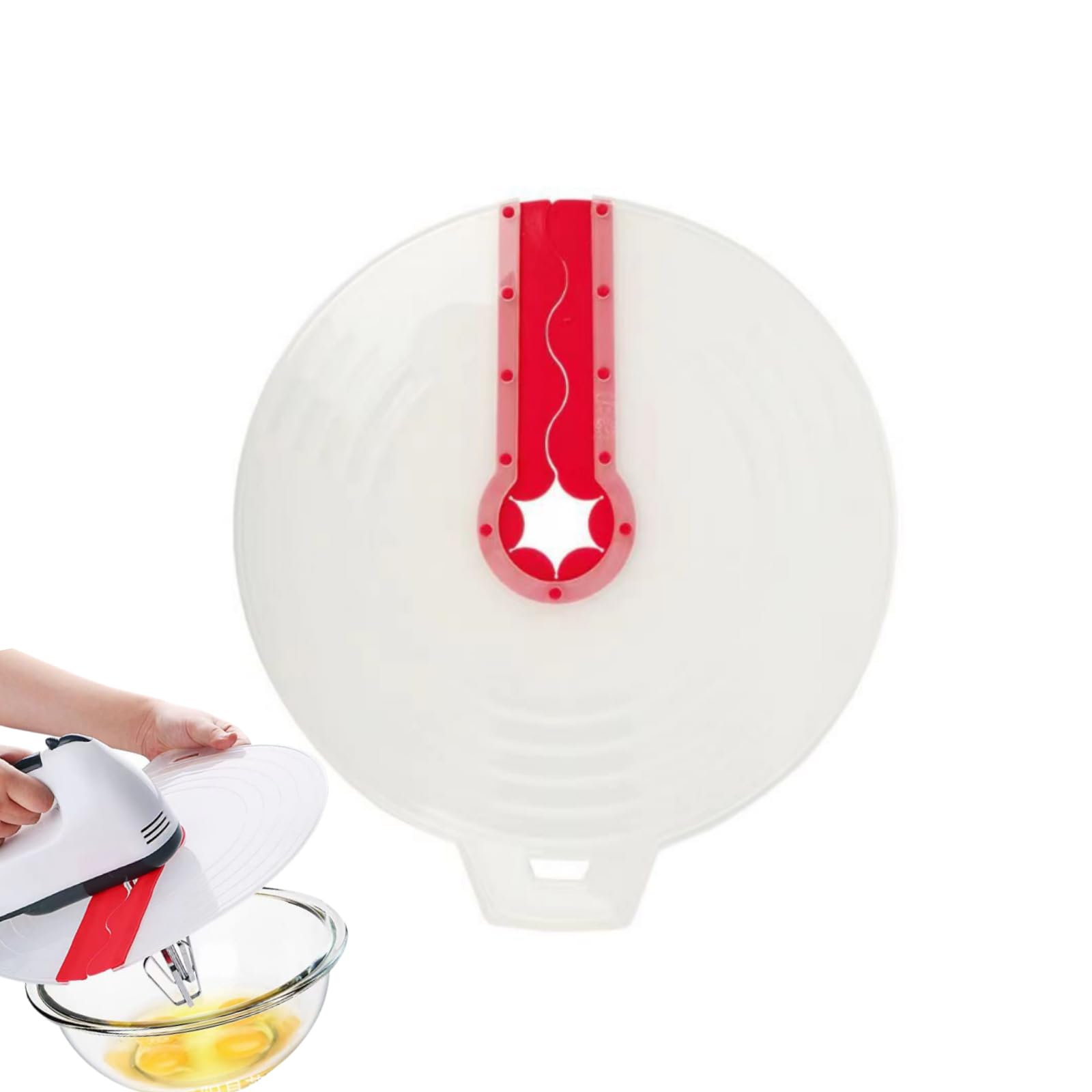 Mixing Bowl 2Pcs Silicone Splatter Guard,12 Inch Splash Guard For Hand ...
