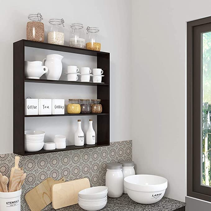 Dalak Arts Floating Square Wall Mounted Shelf/Storage Shelves/Kitchen ...