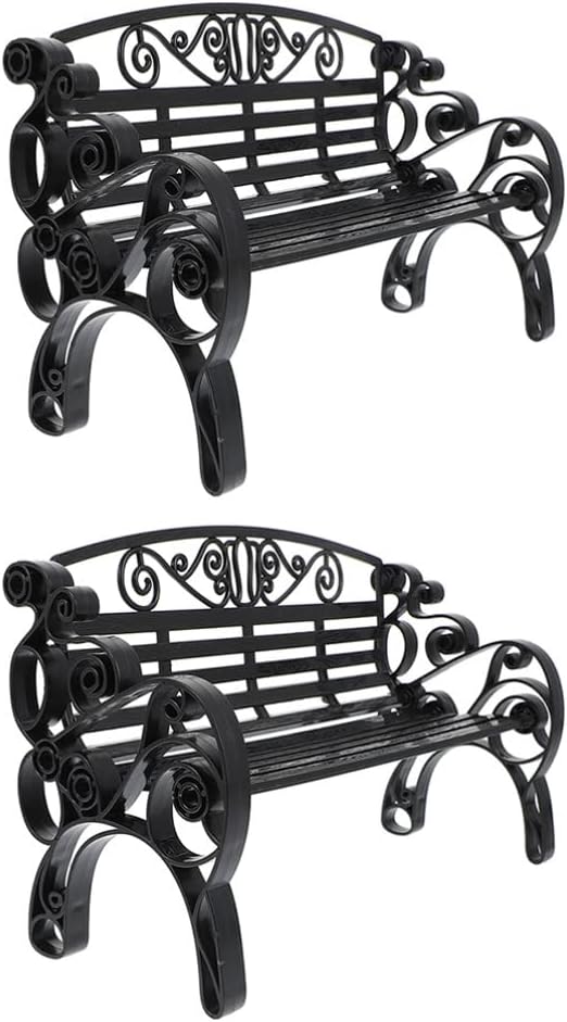 Amazon.com: Zerodeko 2pcs Chair Model Park Bench Kit Accessories Mini ...