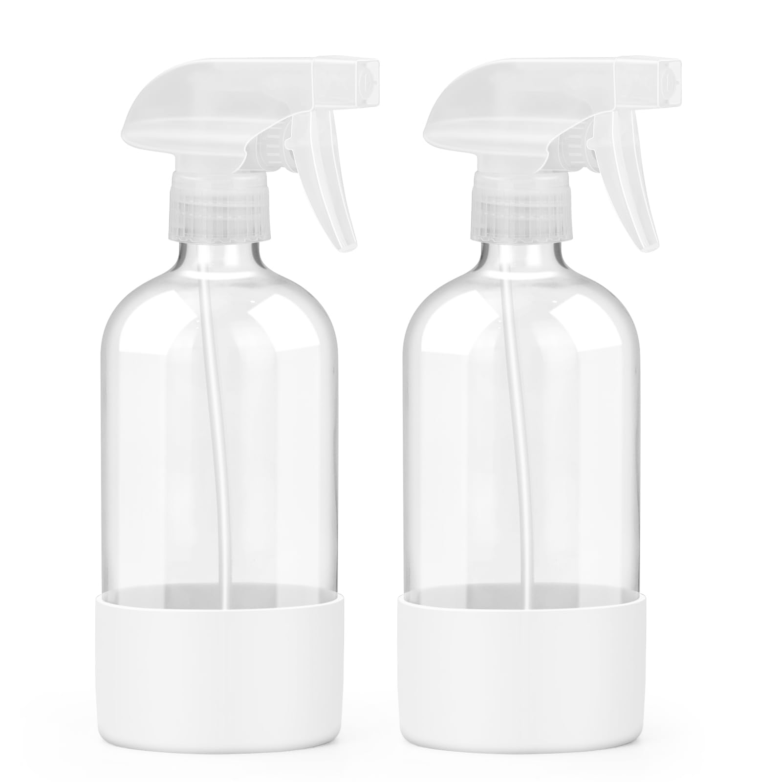Amazon.com: Worldgsb 2 Pack Glass Spray Bottles with Silicone Sleeve ...