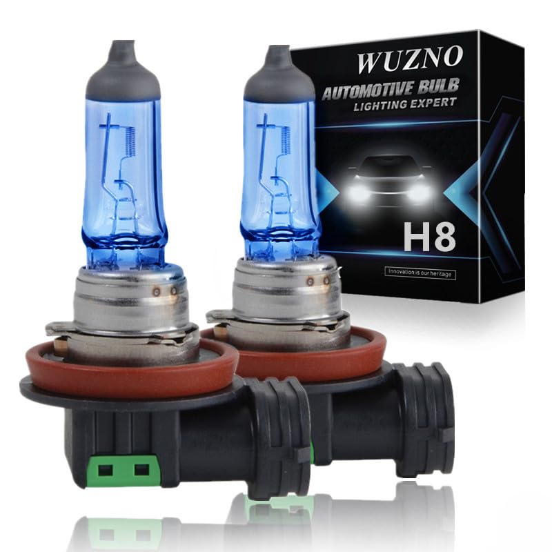 Amazon.com: H8 Halogen Headlight Bulb/Fog Light 12V 35W White 5000K ...