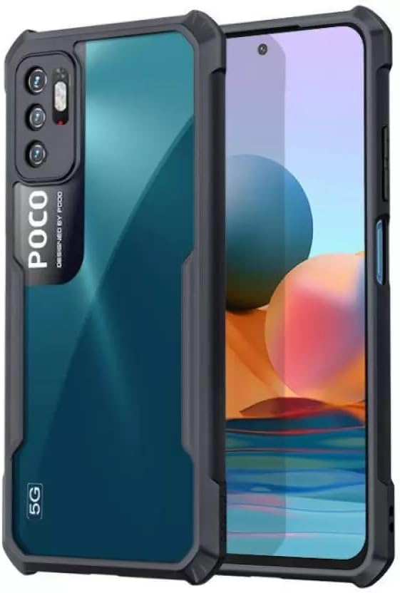 Carrywrap Plastic Transparent Hard Back Cover Case For Poco M3 Pro ...