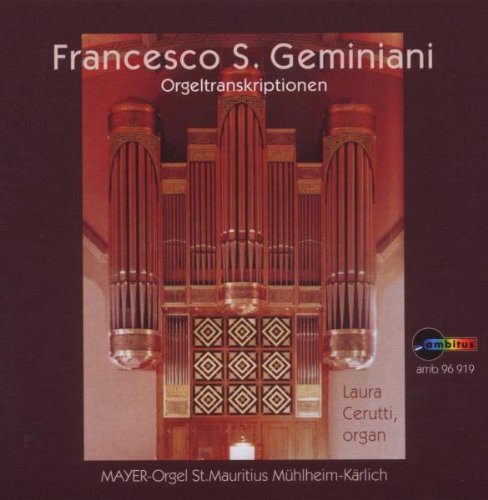 Bearbeitungen Für Orgel - Cerutti,Laura, Geminiani,Francesco: Amazon.de ...