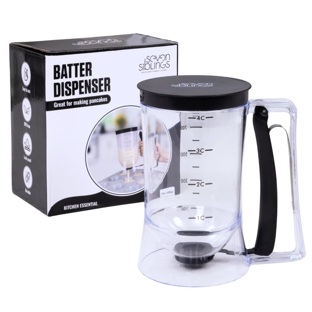 Amazon.com: Batter Dispenser with Squeeze Handle - Pancake Batter ...