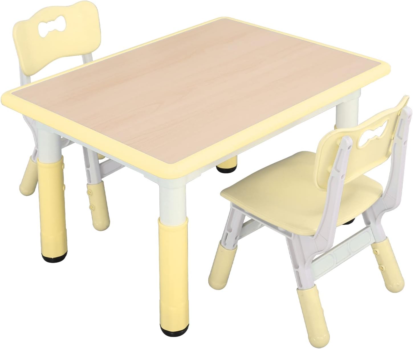Amazon.com: DOREROOM Kids Table and Chair Set, Plastic Children ...