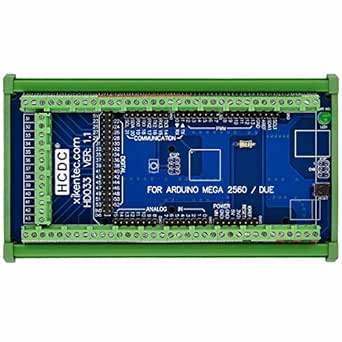 DIN Rail Mount Pinout Breakout Terminal Block Module for Arduino MEGA ...