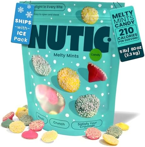Amazon.com : Pastel Mini Smooth and Melty Mints 2 pounds Petite Misty ...