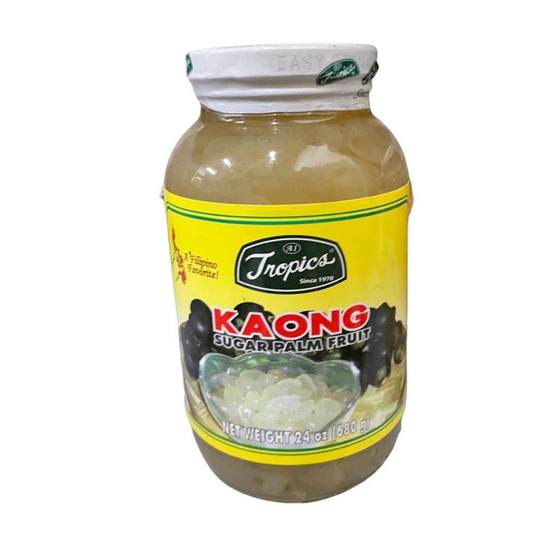 Amazon.com : Tropic's Kaong Sugar Palm Fruit (12oz). Dried sugar palm ...