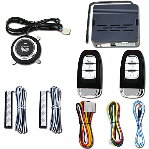 Riloer Car Keyless Input Motor Start, Remote Start, Range 164 Ft, Lock ...