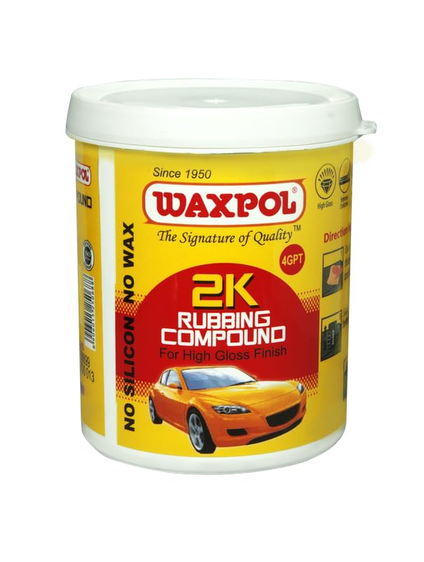 Waxpol 2K Rubbing Compound for High Gloss Finish 1Kg : Amazon.in: Car ...