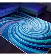 Amazon.com: SEBKQ Optical Illusion Area Rug Black Light, Large 3D UV ...