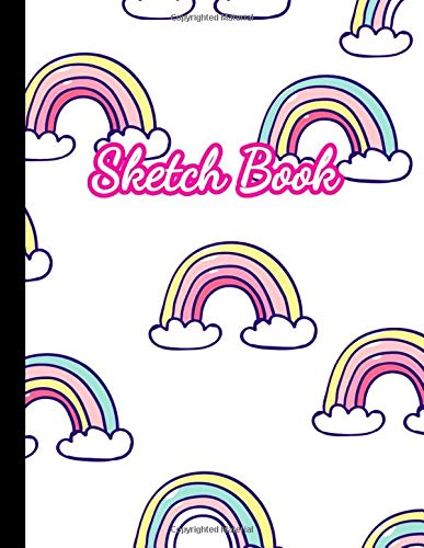 Amazon.co.jp: Sketch Book: Cute Blank Sketchbook with Crisp White Pages ...