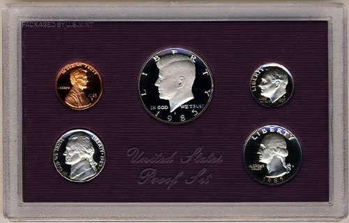 1985 United States Mint Proof Set at Amazon's Collectible Coins Store