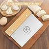 Amazon.com: Baking tray scraper, stainless steel metal scraper, bread ...