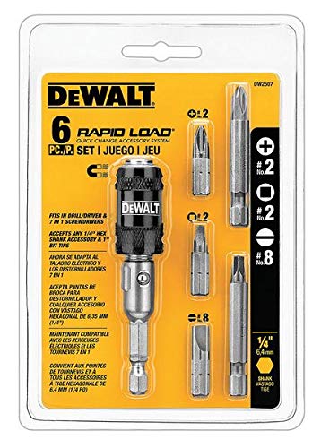 Amazon.co.jp: DEWALT コンパクトラピッドロードセット (DW2507) 6個 : 産業・研究開発用品