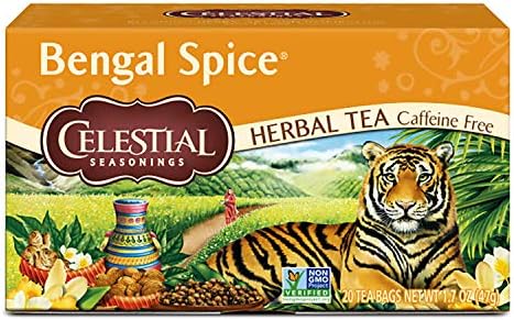 Amazon.com : Celestial Seasonings Herbal Tea, Bengal Spice, 20 Count ...