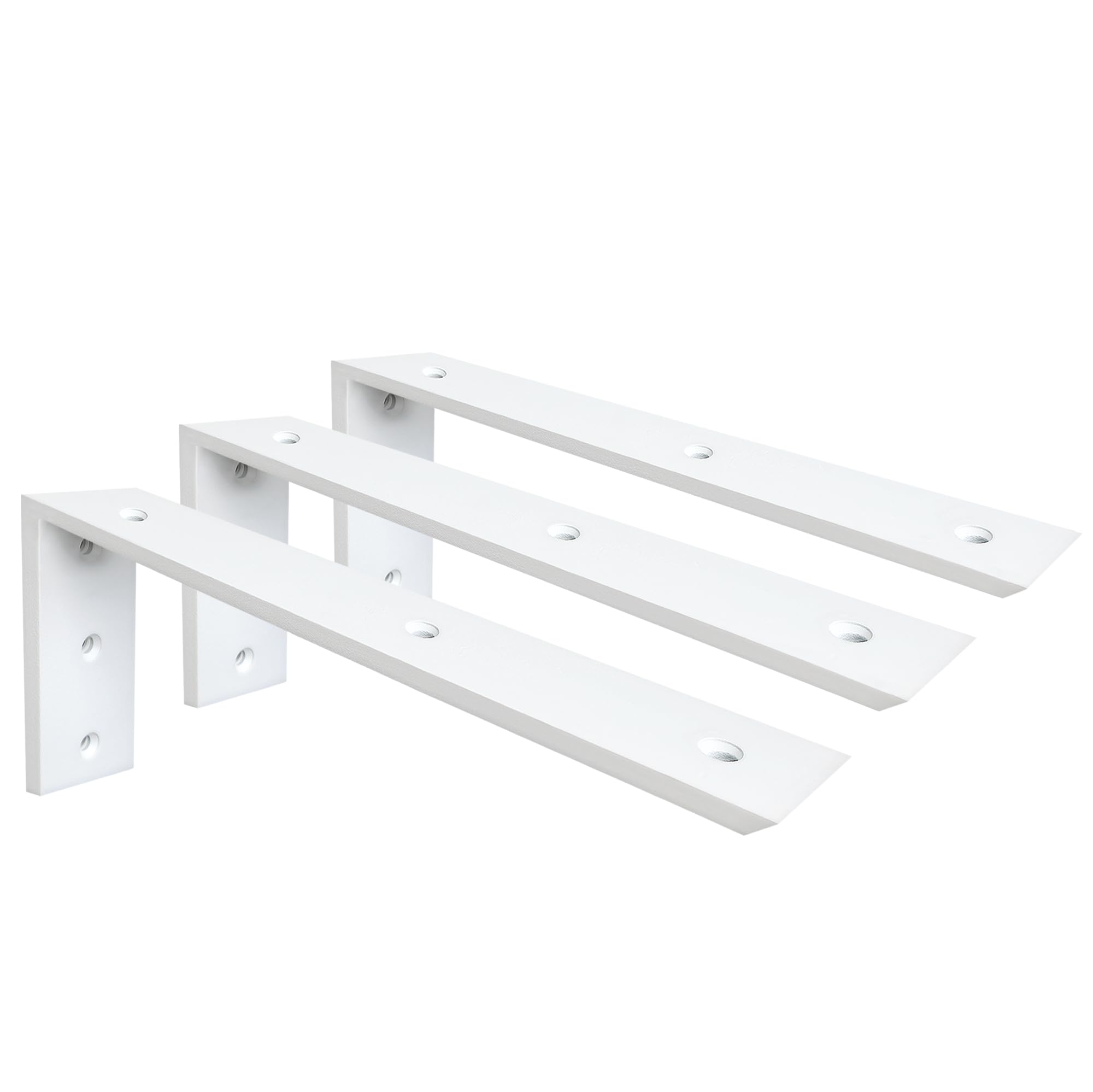 Amazon.com: Countertop Support Bracket 3 Pack White Heavy Duty ...