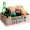 Amazon.com: Movie Night Supplies Snack Trays with Handles Reusable ...