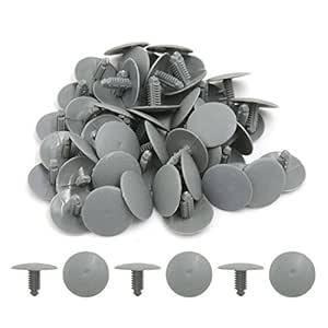 50Pcs Auto Car Door Fender Bumper Nylon Rivets Fastener Retainer Push ...