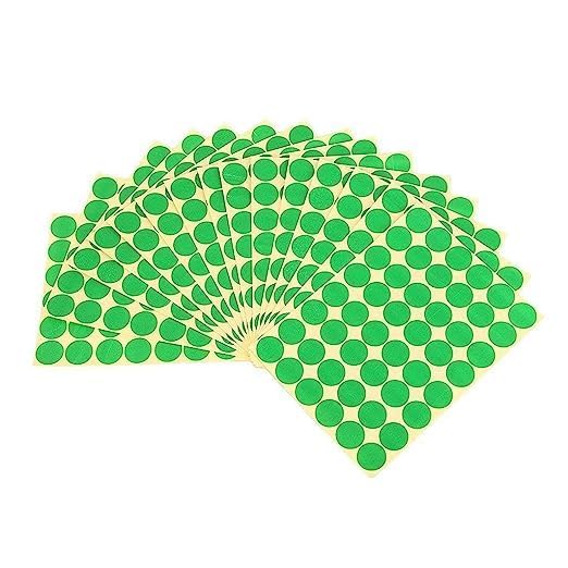 Round Green Sticker Labels, Pack of 500 : Amazon.in: Office Products