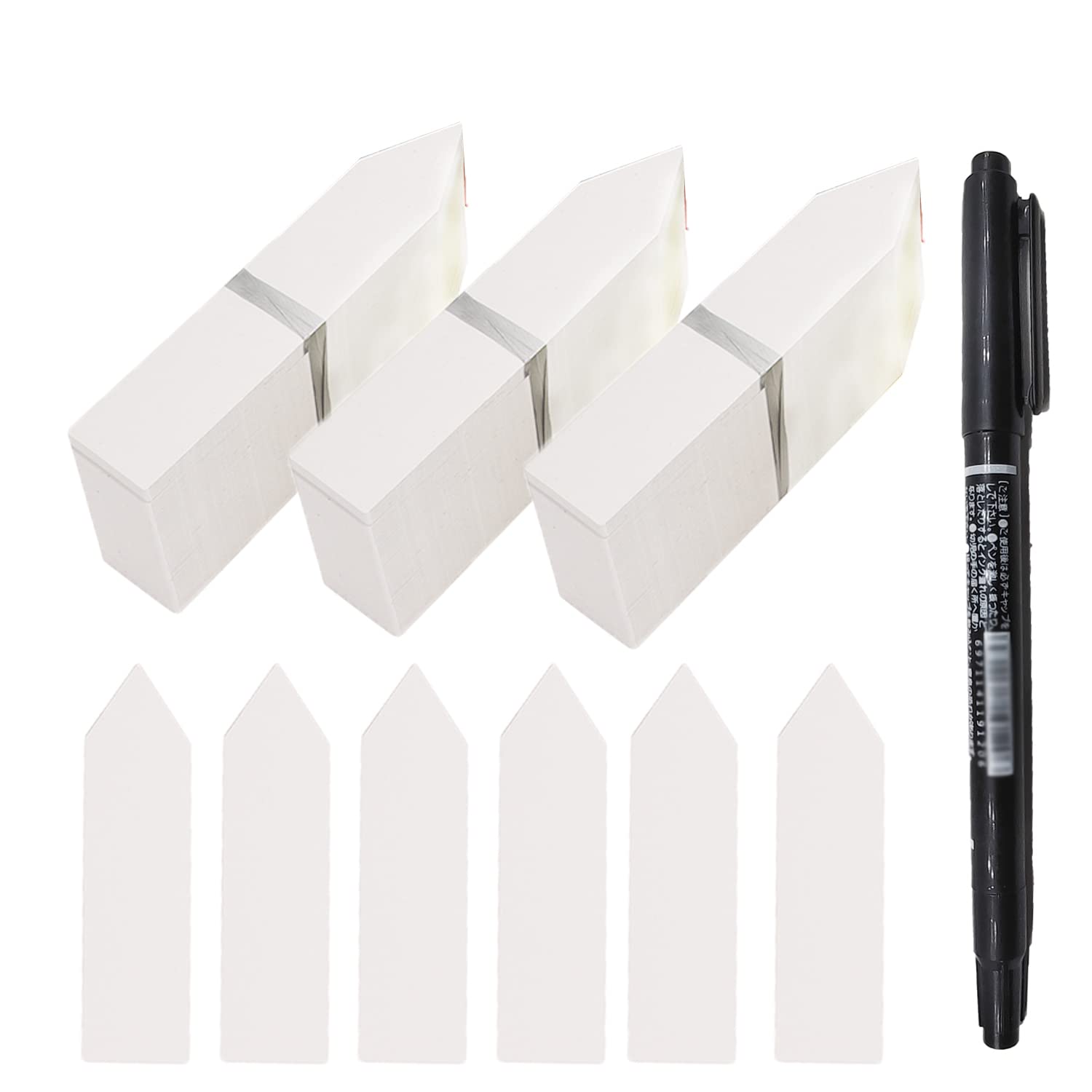 300pcs Plant Labels, 4 Inch Plastic Plant Name Tags with Bonus Permanet ...