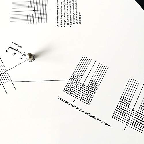 Snapklik.com : Turntable Cartridge Alignment Protractor Mat ...