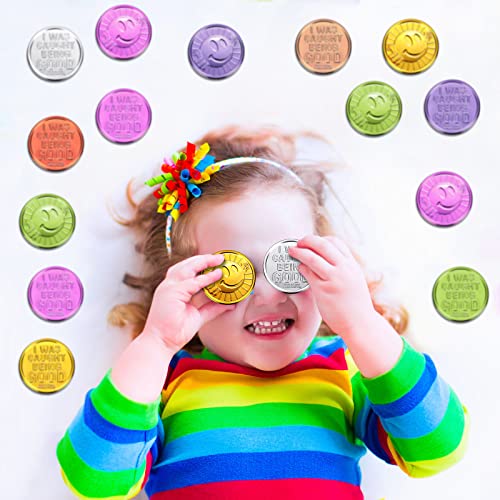 Snapklik.com : 100 Pieces Caught Being Good Coins Kids Behavior Tokens ...