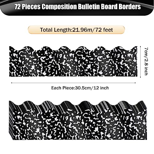 Snapklik.com : 72 Feet Composition Bulletin Board Borders Black And ...