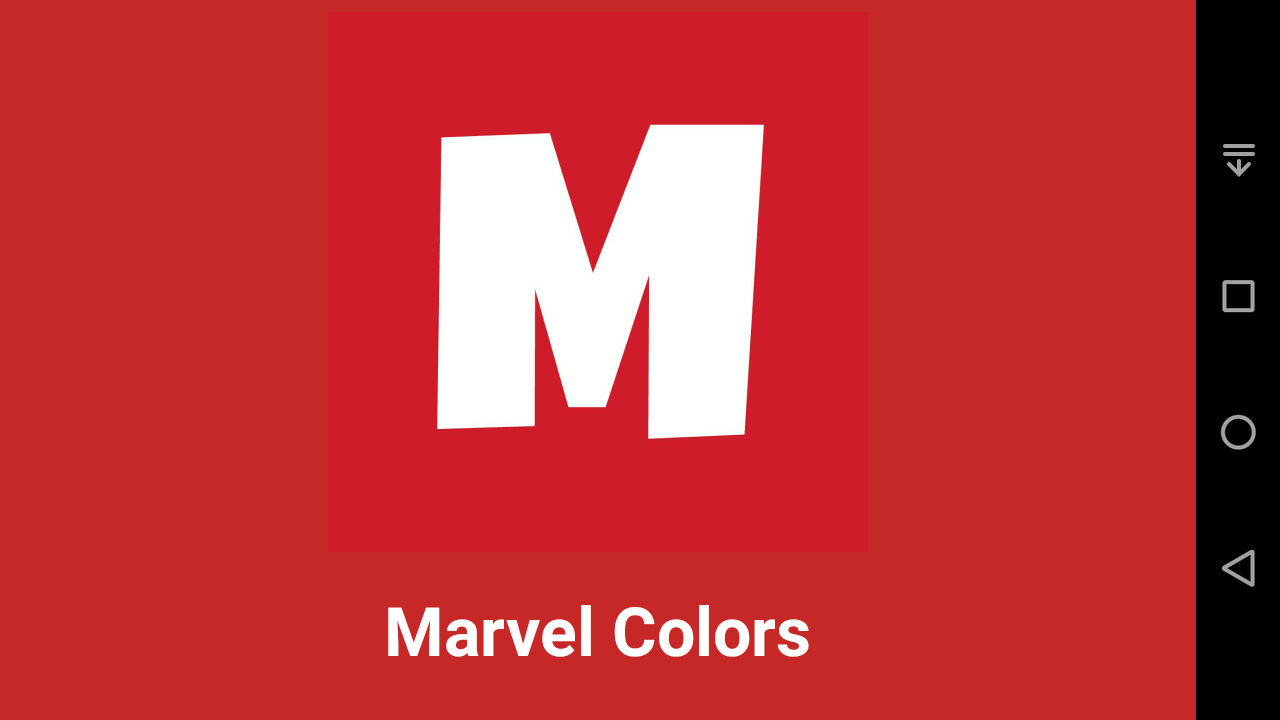 Aplicación Marvel Colors en Amazon Appstore