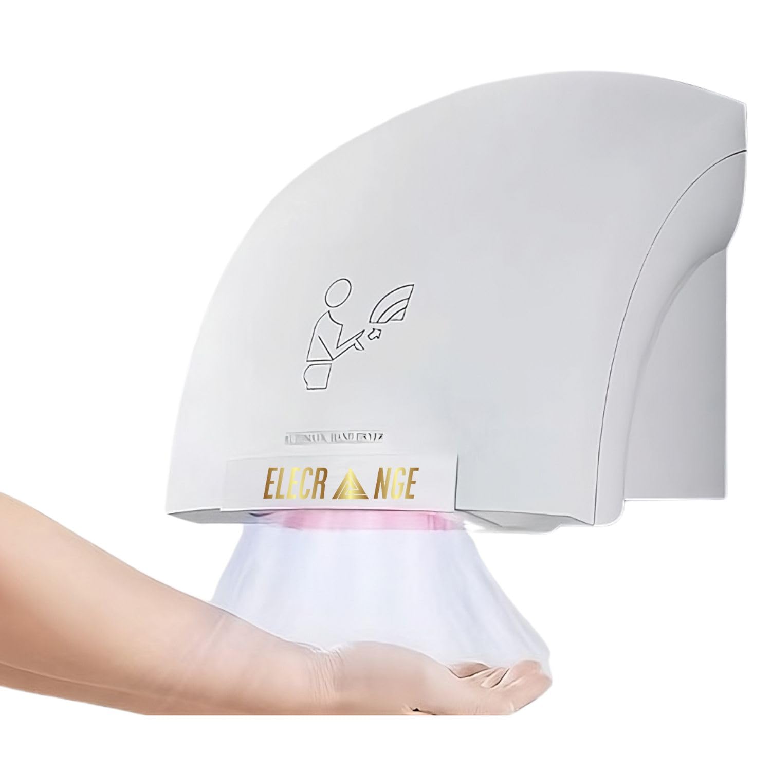 ELECRANGE Automatic Hand Dryer Infrared Sensor Touchless Operation ...