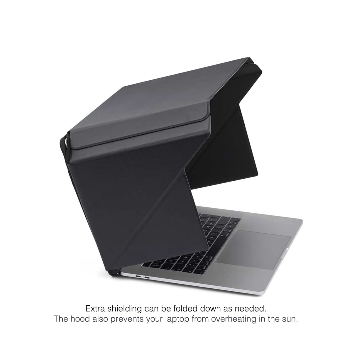 Sun Shade and Privacy Lux Hood | Universal for 15"-16" Laptops | Black ...