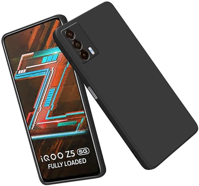 TIGERIFY Matte Candy Soft Rubber Slim Fit Scratchproof Black Color Back ...