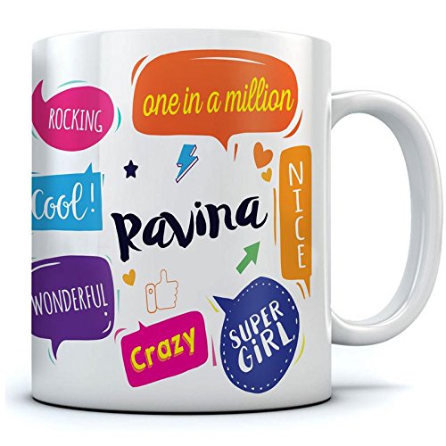 Ravina Name Logo