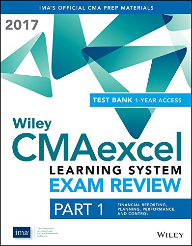 Amazon.com: Wiley CMAexcel Learning System Exam Review 2017: Part 1 ...