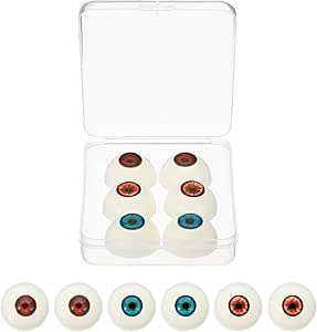 Amazon.com: PATIKIL 110 mm Realistic Eyes Big Eyeballs, 3 Pair Acrylic ...