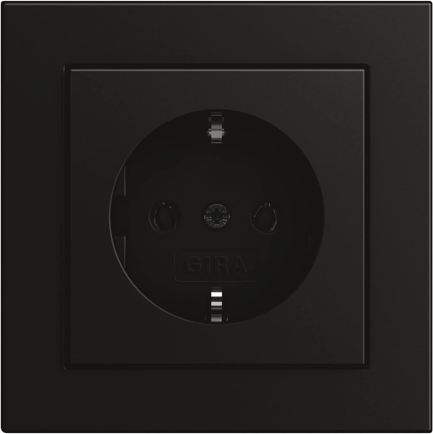 GIRA E2 anthrazit (2x Steckdose, 1x Rahmen 2fach) : Amazon.de: Baumarkt