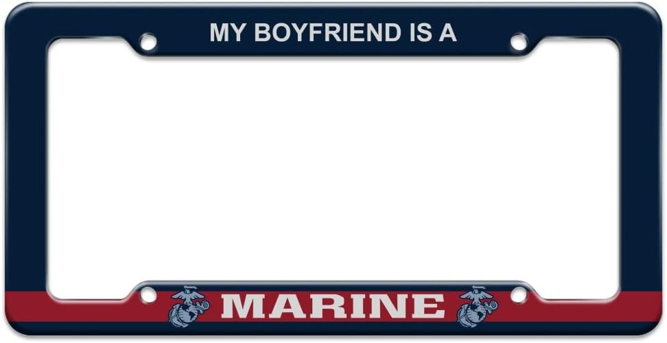 Amazon.com: Proud Wife of a Marine USMC White Logo on Black Officially ...