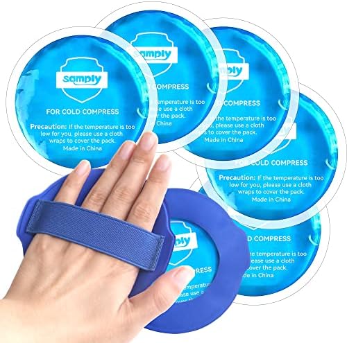 Amazon.com: ICEWRAPS 3"x3" Small Gel Ice Packs for Injuries Reusable ...