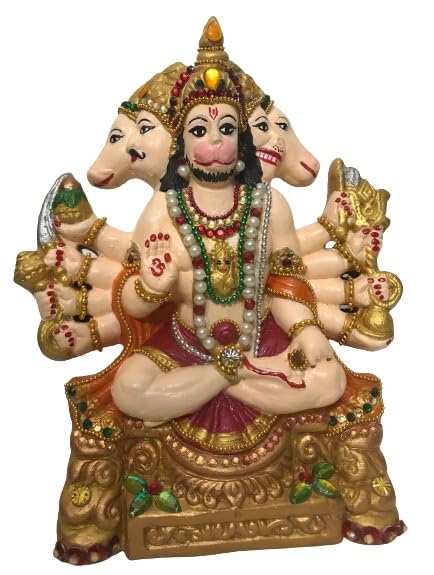 Buy SMC Home Decor Terracotta/Mitti/Earthen Lord Hanuman Ji for Prayer ...