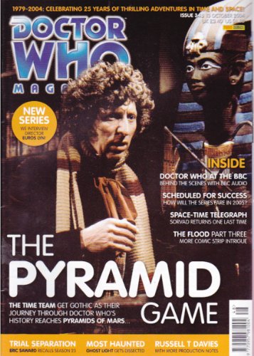 DOCTOR WHO MAGAZINE BACK ISSUE 348 RUSSELL T DAVIES - ERIC SAWARD ...