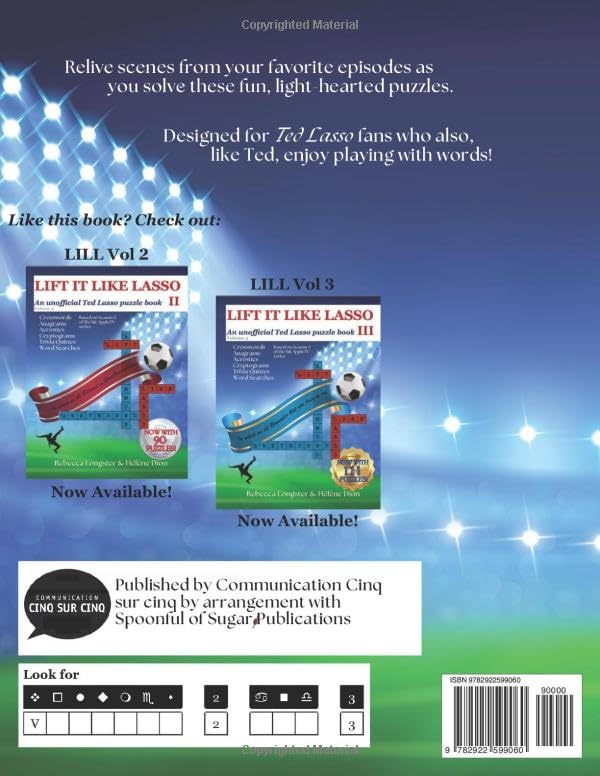 Snapklik.com : Lift It Like Lasso: An Unofficial Ted Lasso Puzzle Book